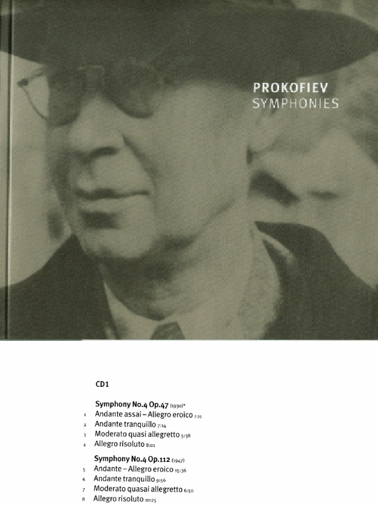 Prokofiev Symphonies Booklet | PDF