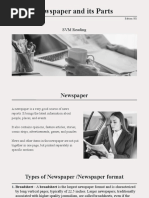 Parts of News Papers and Its Meaning | PDF | Newspapers | News
