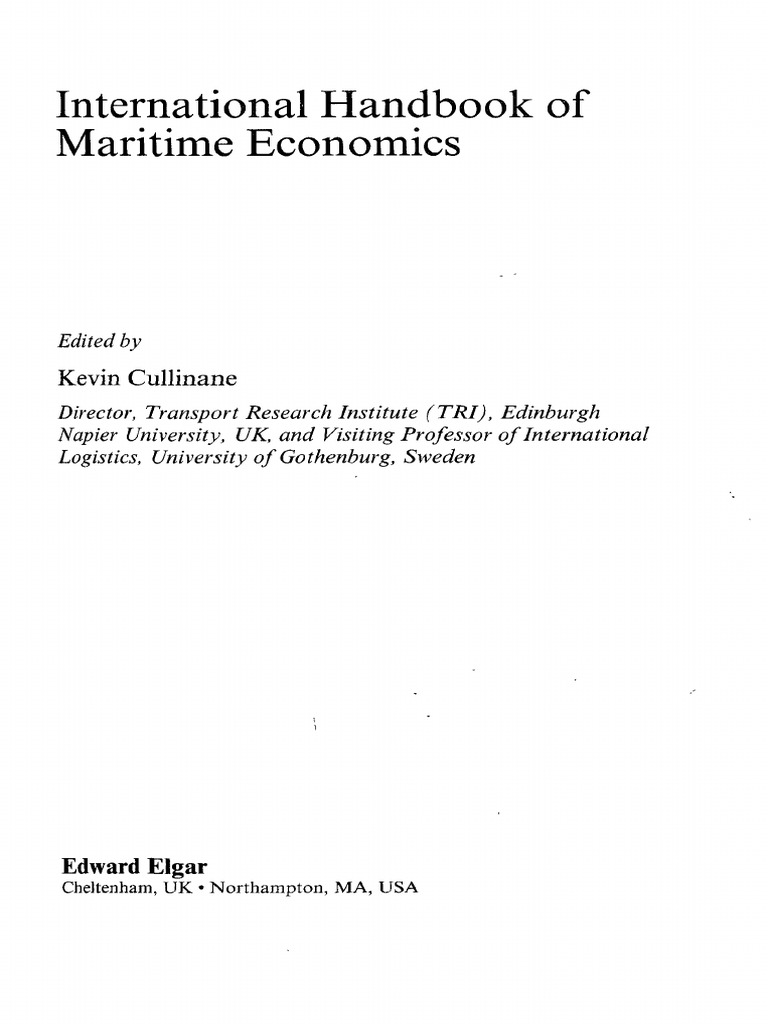 Maritime Economics Insights | PDF | Economics | Freight Transport