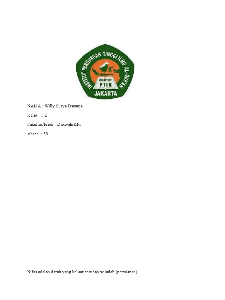 NAMA Willy Surya Pratama | PDF