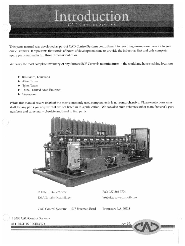 CAD - Parts Manual | PDF