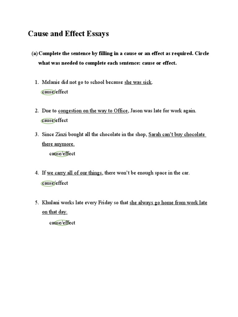 (Anisa Mutia Dewi) Cause-And-Effect-Essay | PDF | Wellness