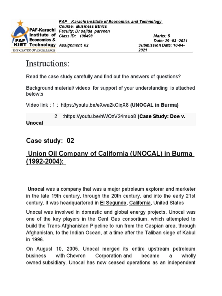 Assigment No 02 Unocol | PDF | Justice | Crime & Violence