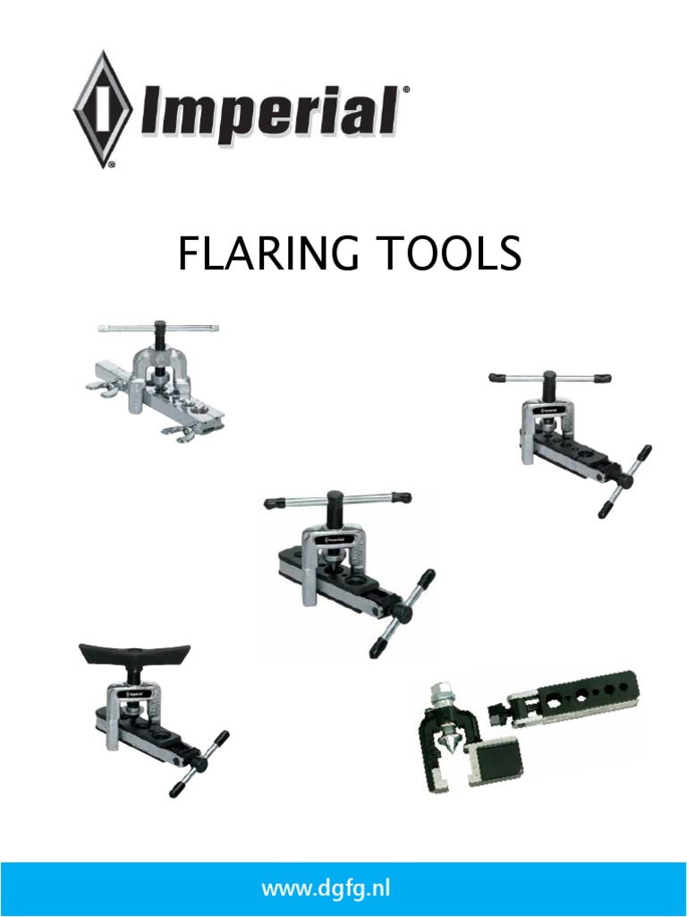 Imperial Eastman Flaring Tools Specsheet | PDF | Pipe (Fluid Conveyance ...
