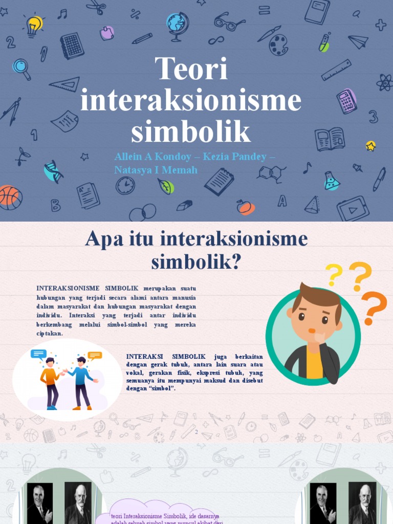 Teori Interaksionisme Simbolik | PDF