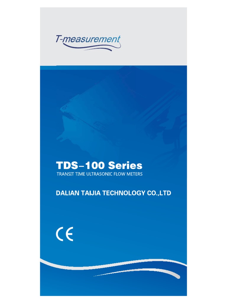 Catalog of TDS-100 Series Ultrasonic Flow Meter | PDF