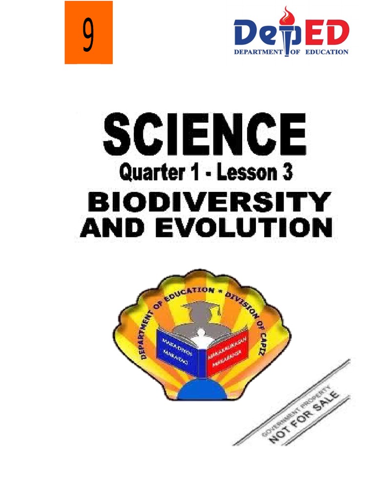 Grade 9 Science Unit 1 Module 3 Final | PDF | Biodiversity | Extinction