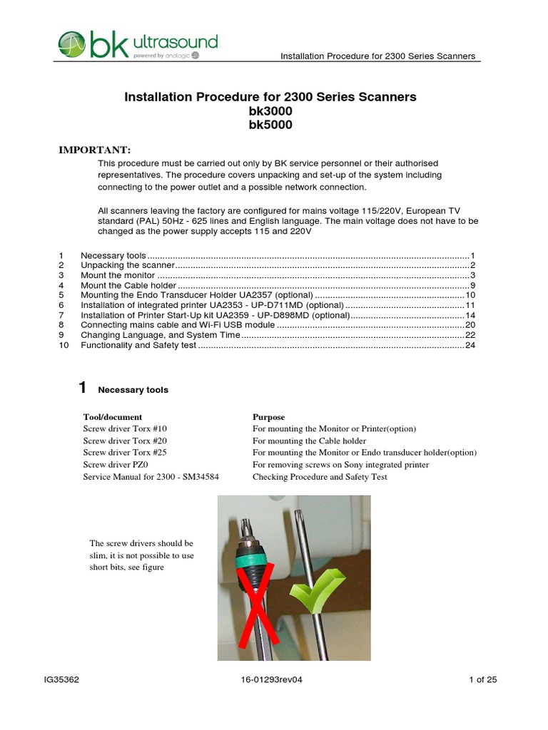 BK5000 Scanner Installation Guide | PDF | Electronics | Information And ...