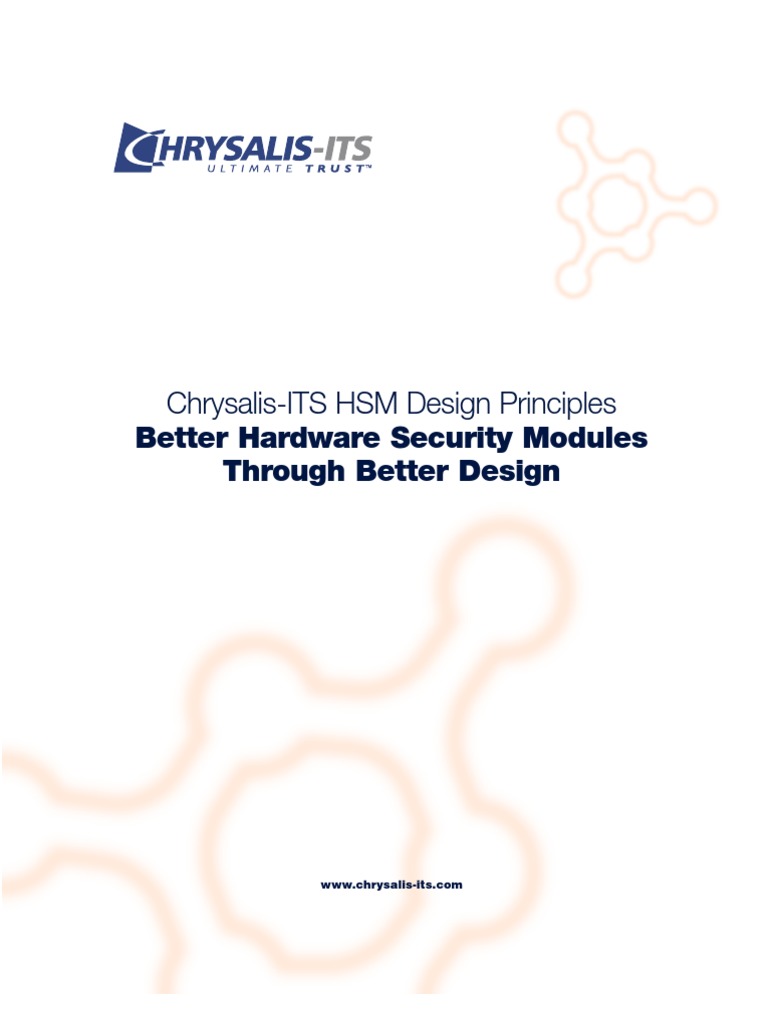 HSM Design Principles v5 1 | PDF | Computer Security | Security