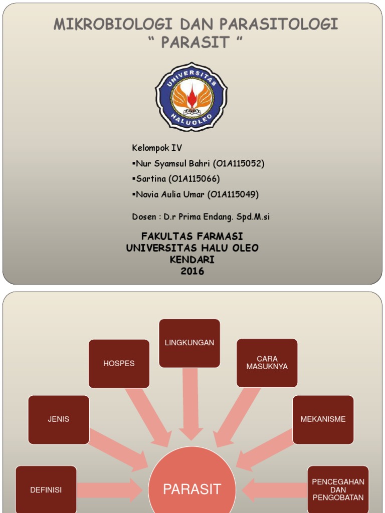 Mikrobiologi Dan Parasitologi " Parasit ": Fakultas Farmasi Universitas ...