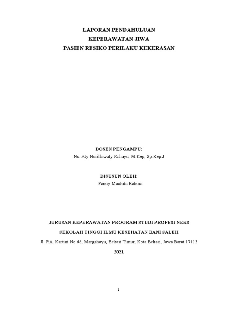 LP RPK | PDF | Pengembangan Diri | Kesehatan Holistik