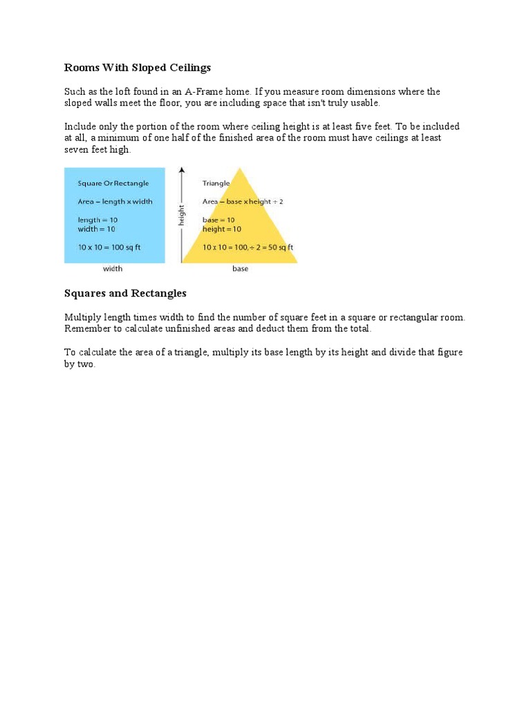 Real Estate Measurement Essentials | PDF