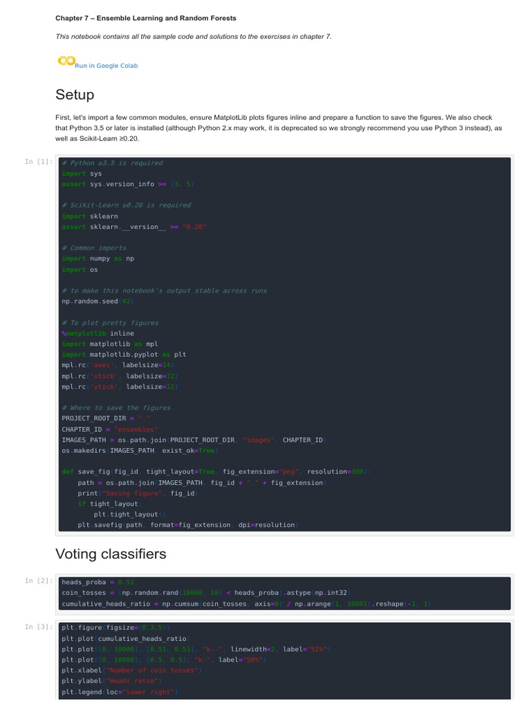 Setup: This Notebook Contains All The Sample Code and Solutions To The ...