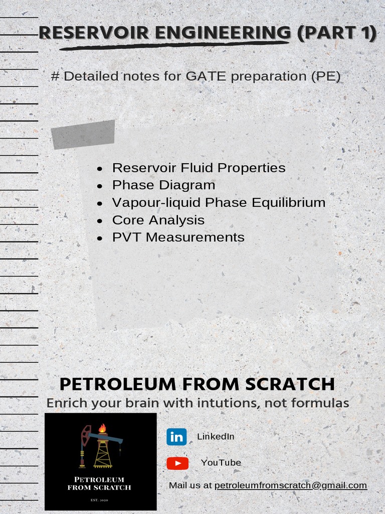 Reservoir Engineering Fundamentals | PDF | Technology & Engineering