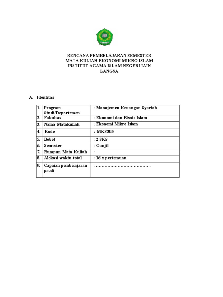 RPS Mikro Islam | PDF