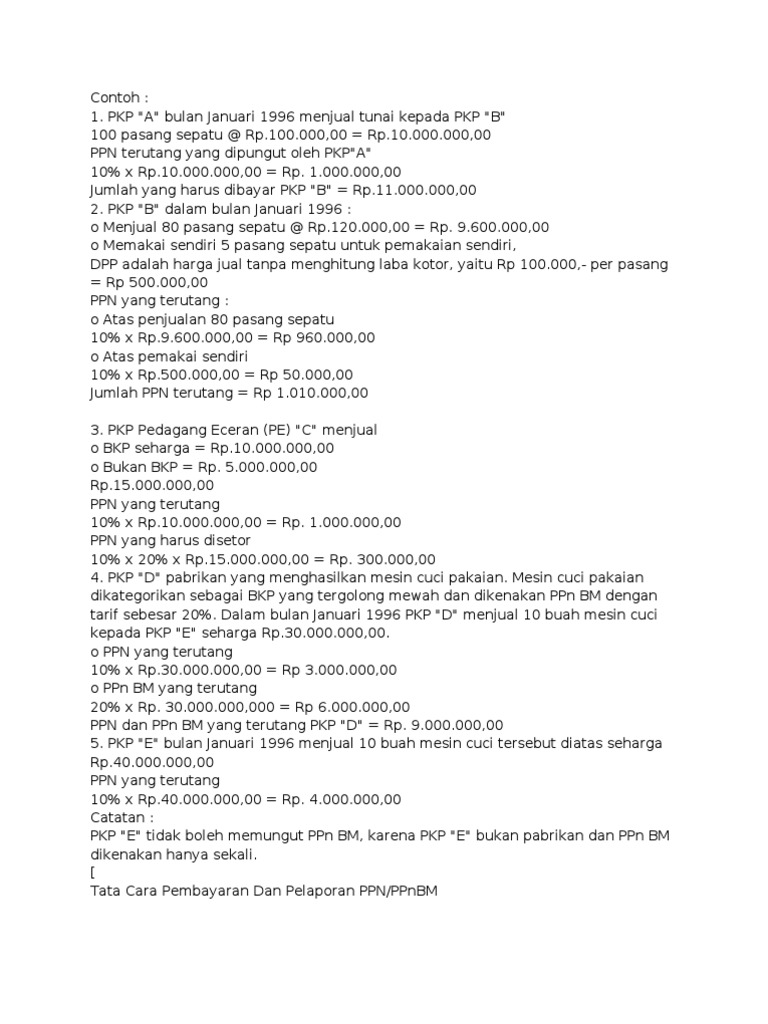 Contoh PPN | PDF