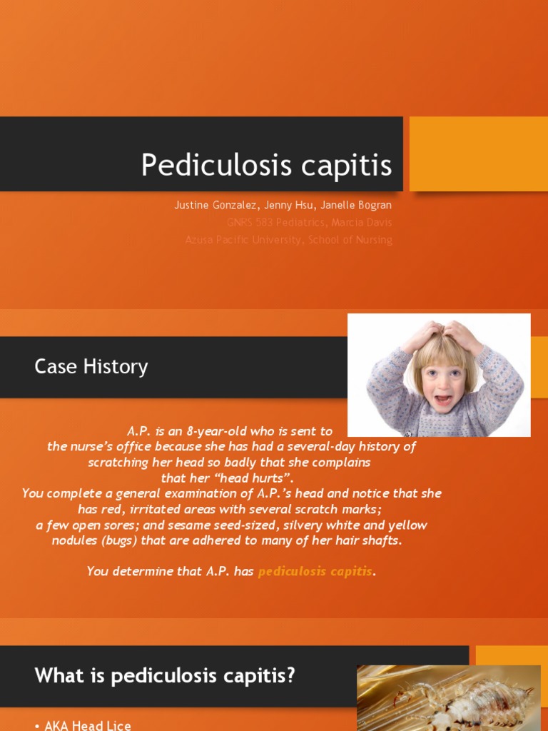 Pediculosis Capitis | PDF | Parasitology | Wellness