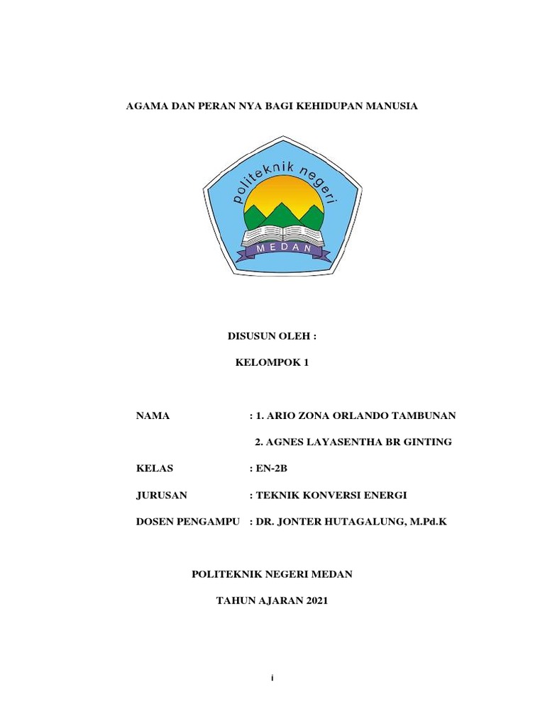Makalah Agama Kristen Agama Dan Fungsinya Dalam Kehidupan Manusia | PDF