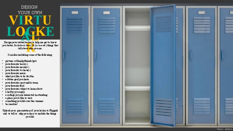 Design Your Own Virtual Locker | PDF | Games & Activities | General Fiction