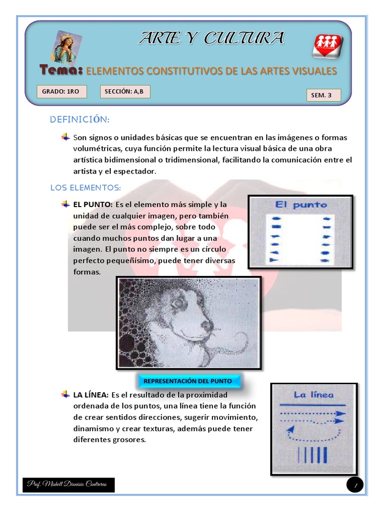 Práctica de Arte y Cultura 1° A, B | PDF | Composición (artes visuales ...