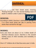 Diarrhea PPT | PDF | Diarrhea | Human Feces