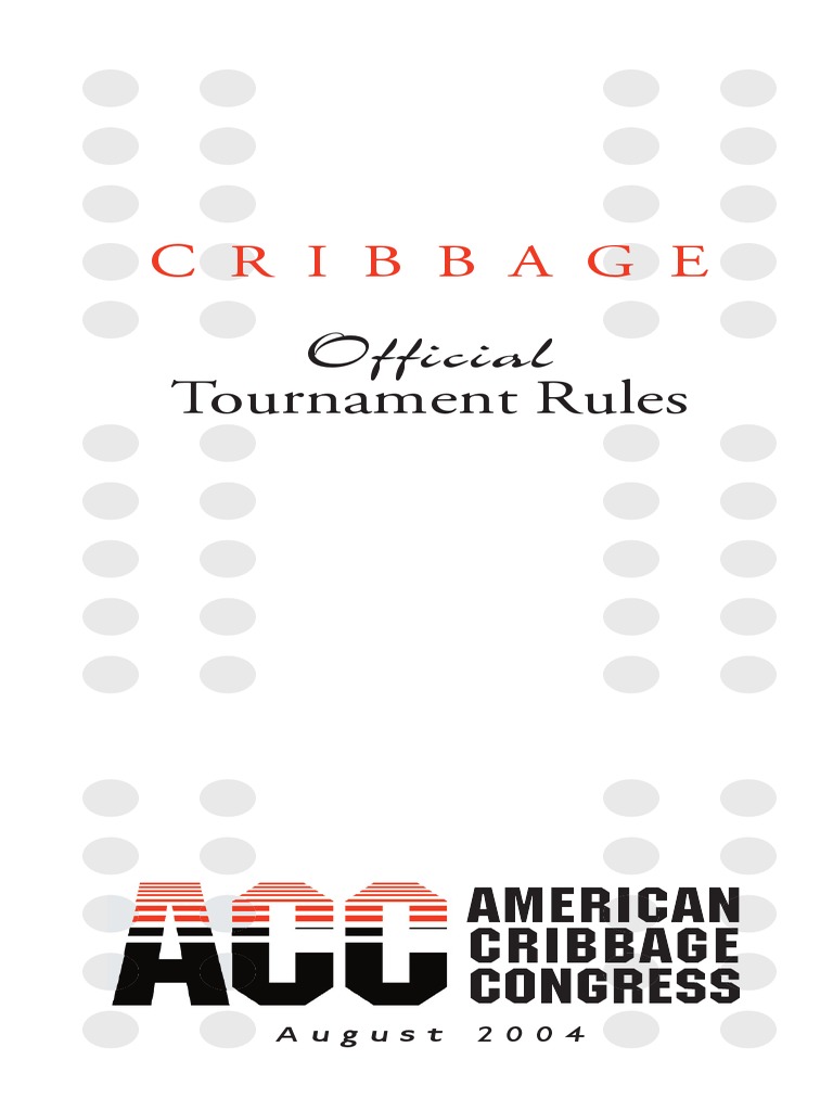 Cribbage Rule Book | PDF | Tabletop Games | Playing Cards