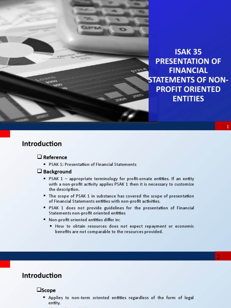 ISAK 35: Financial Reporting for Nonprofits | PDF | Nonprofit ...