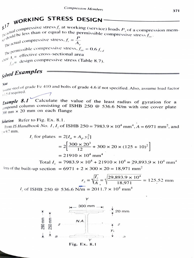 Compression Memeber Numerical | PDF | Buckling | Stress (Mechanics)