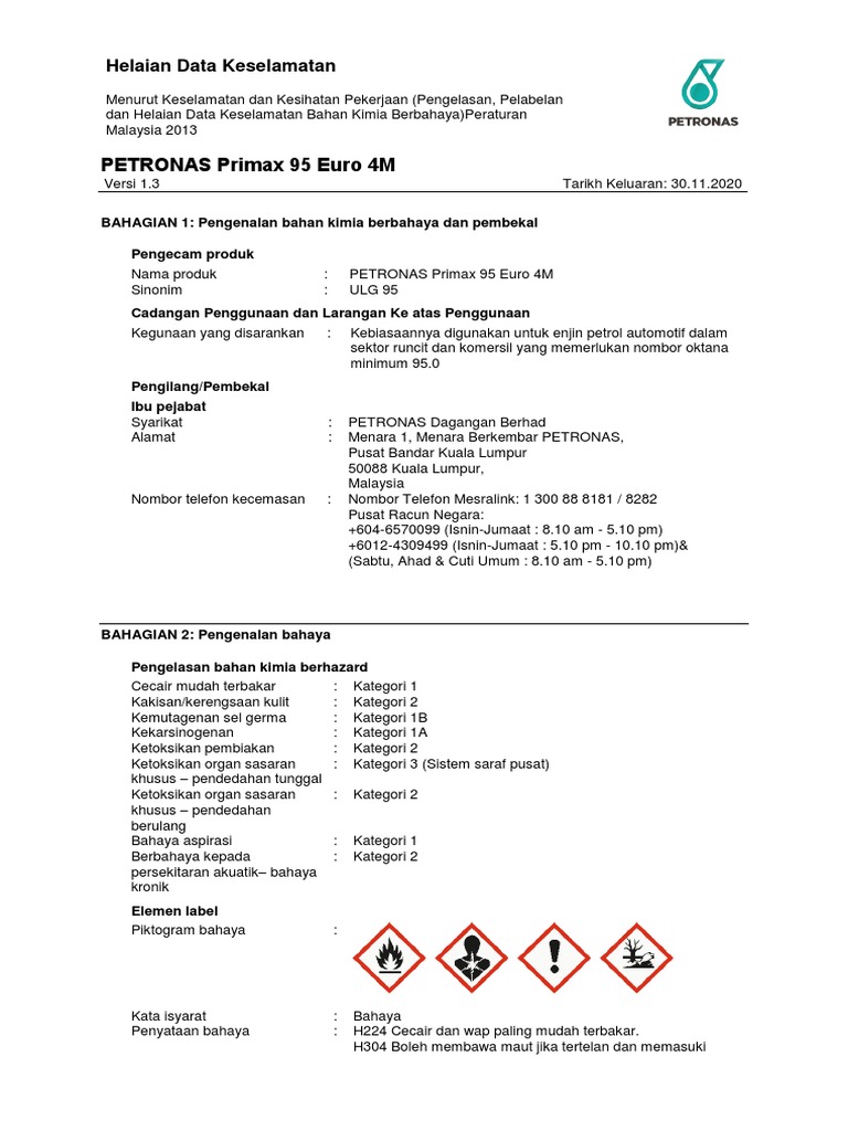 Sds Petronas Petrol BM | PDF