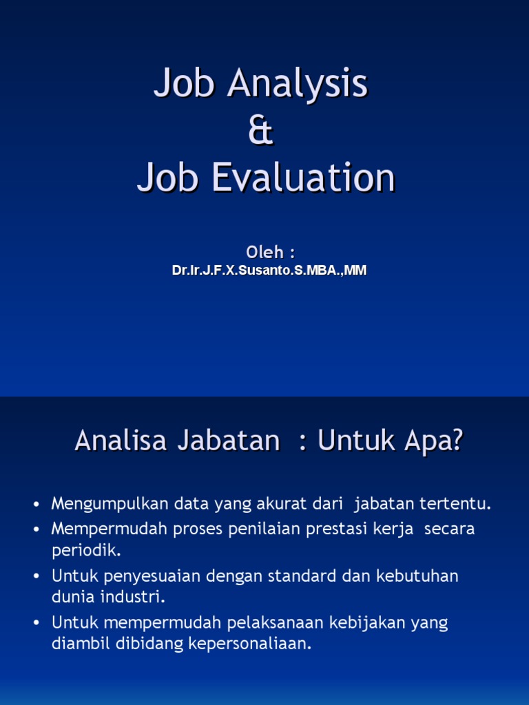 10 JOB GRADING Job Analysis Job Evaluation | PDF