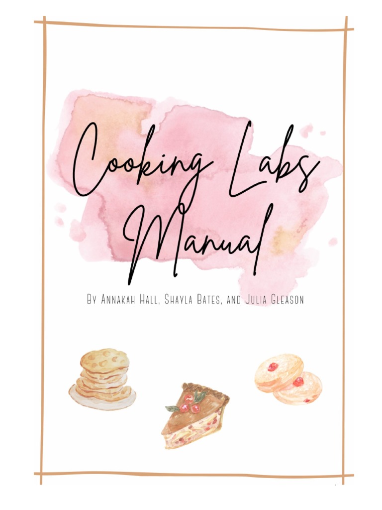Cooking Lab Manual Part 1 | PDF | Foods | Cooking