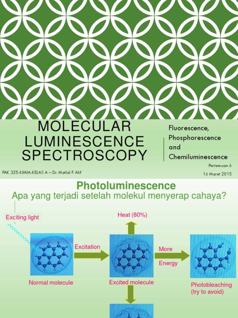 Molecular Luminescence Spectroscopy by YNA | PDF