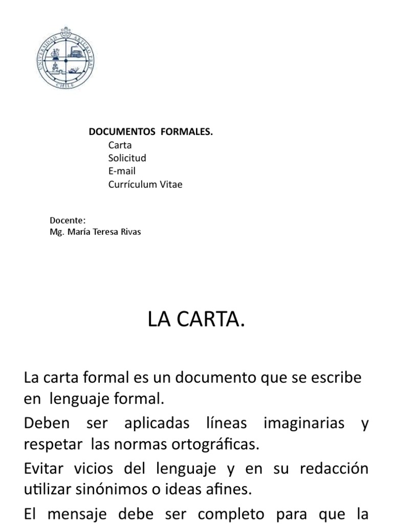 Formato de documentos formales | PDF