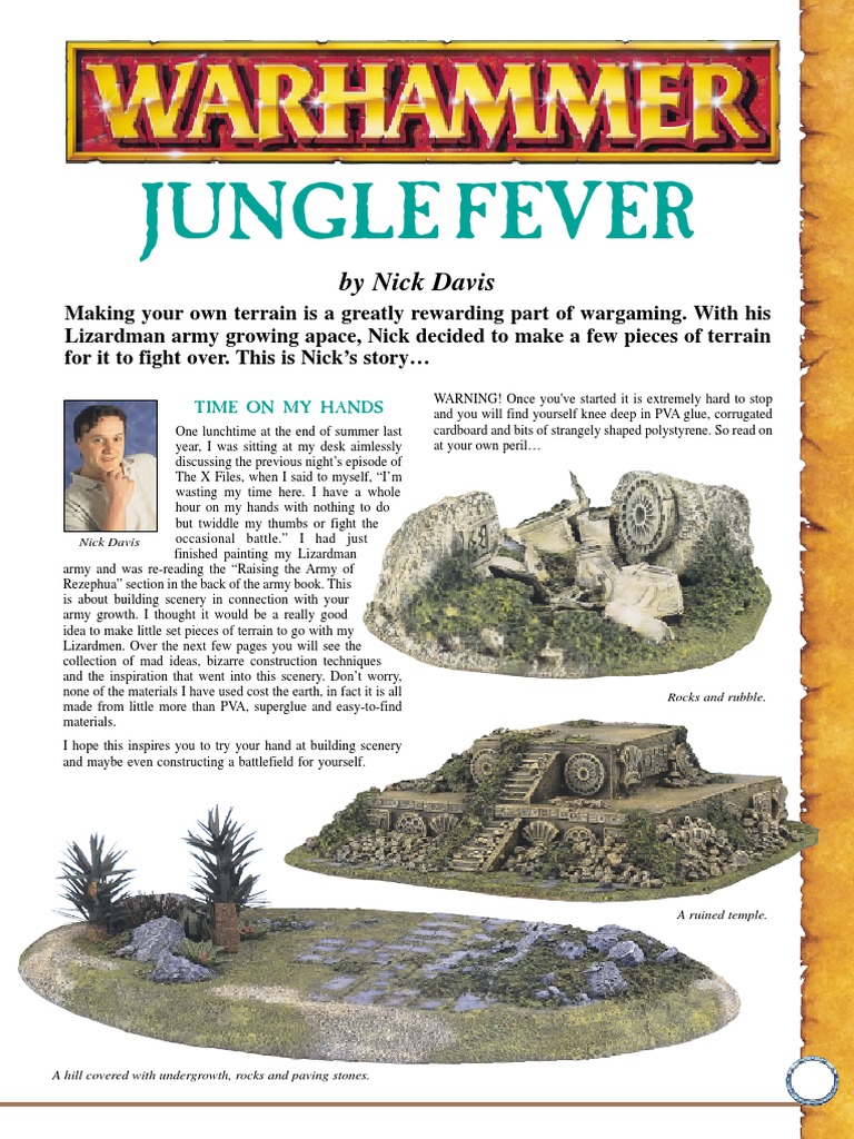 White Dwarf's Modelling Workshop - Jungle | PDF | Paint | Nature