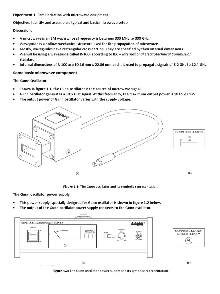 Some Basic Microwave Component | PDF | Microwave | Electronic Oscillator