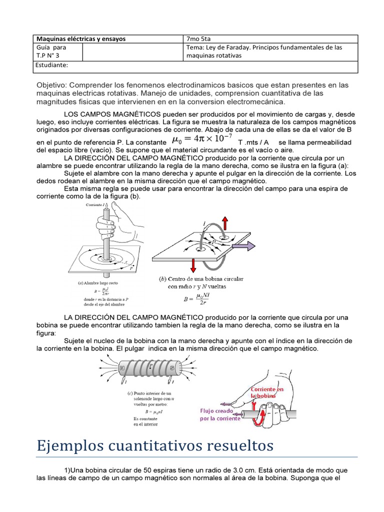 Problemas Resueltos Principios de Maquinas | PDF | Inductor | Campo magnético