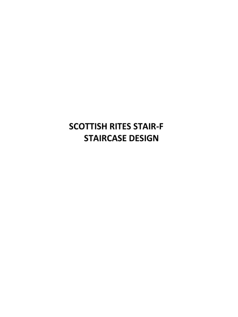 Scottish Stair F-Calc | PDF | Stairs | Architectural Elements