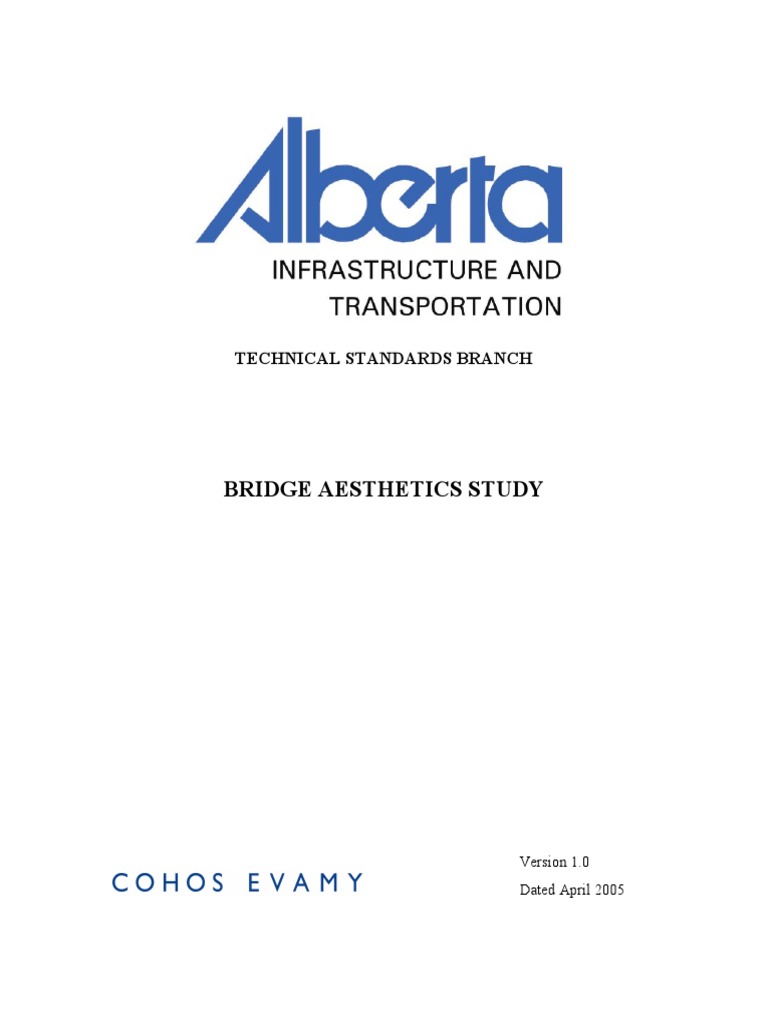 Alberta Infrastructure Bridge Aesthetics | PDF | Bridge | Design