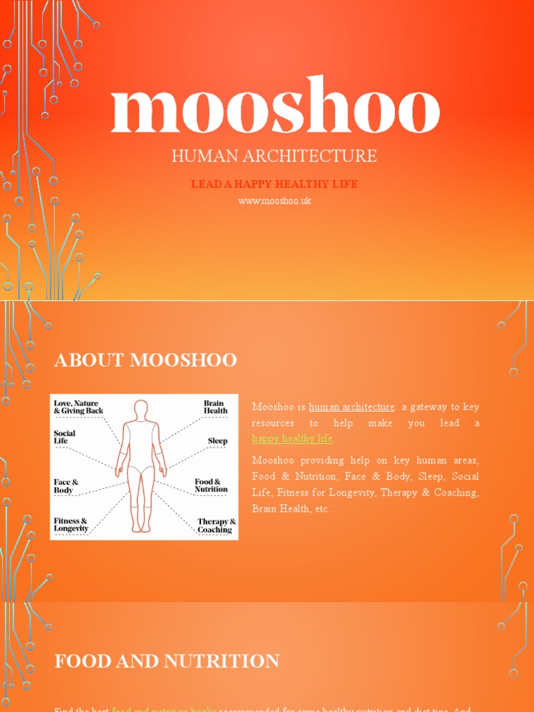 Mooshoo - Human Architecture - A Practical Strategy For A Happy Healthy ...