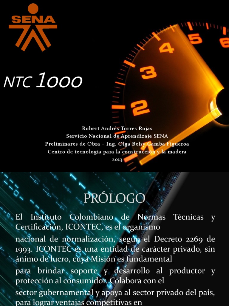 NTC 1000 | PDF | Sistema Internacional de Unidades | Vatio