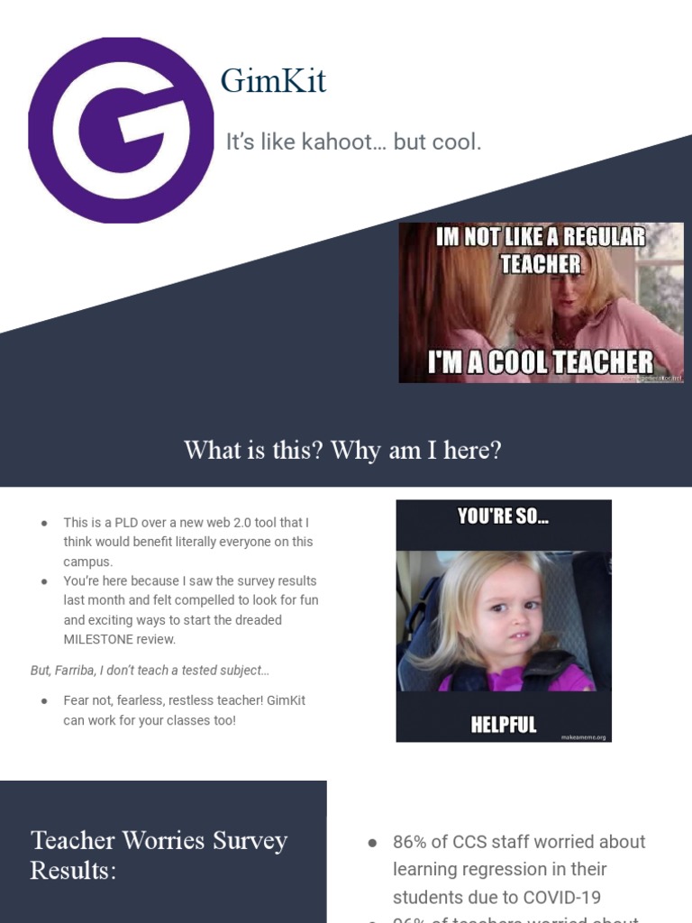 Gimkit | PDF | Pedagogy | Cognition