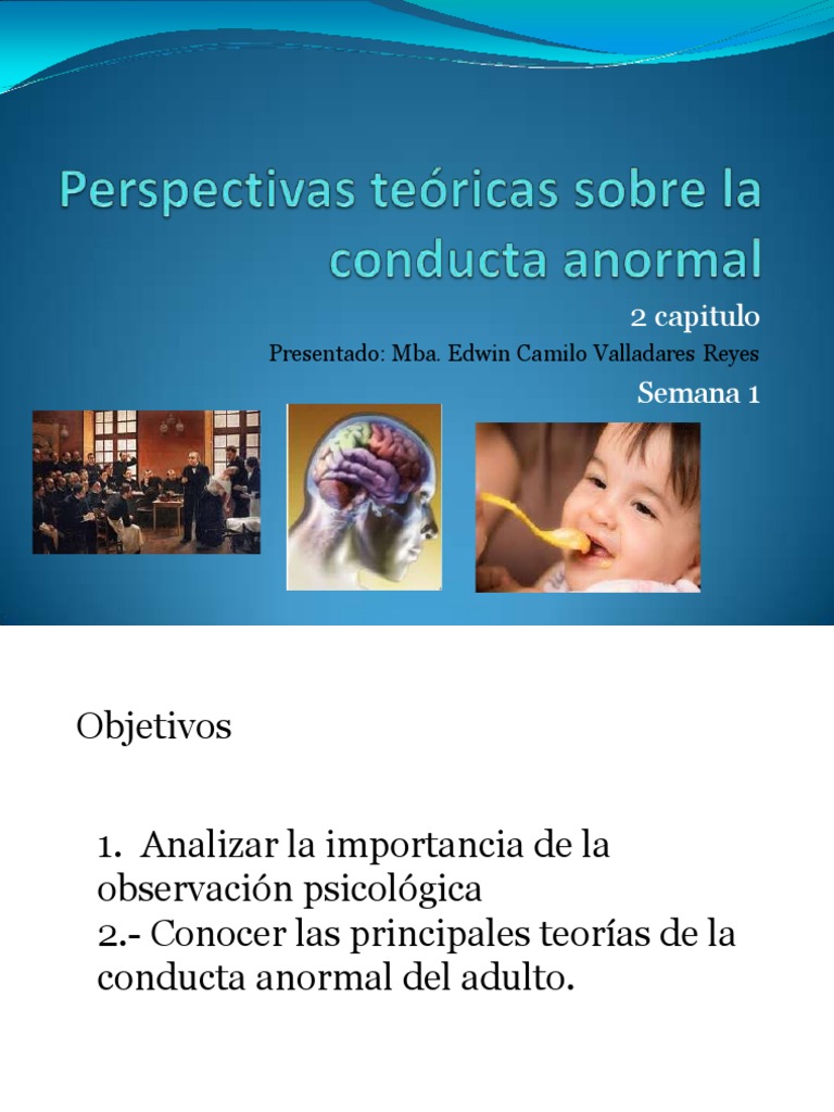 Perspectivas Teoricas Sobre La Conducta Anormal | PDF | Reforzamiento | Mente inconsciente