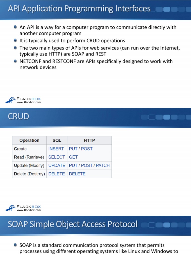 5.1 38-05 Apis - Crud, Rest and Soap | PDF | Representational State ...