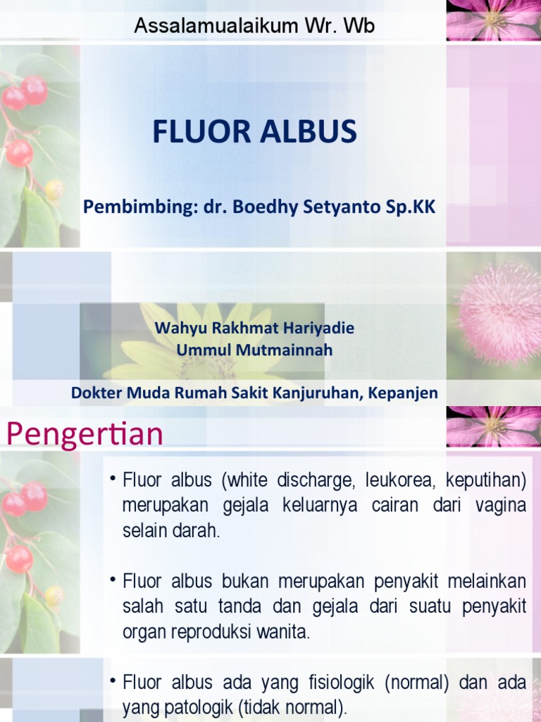 Referat Fluor Albus | PDF | Pengembangan Diri | Kesehatan Holistik