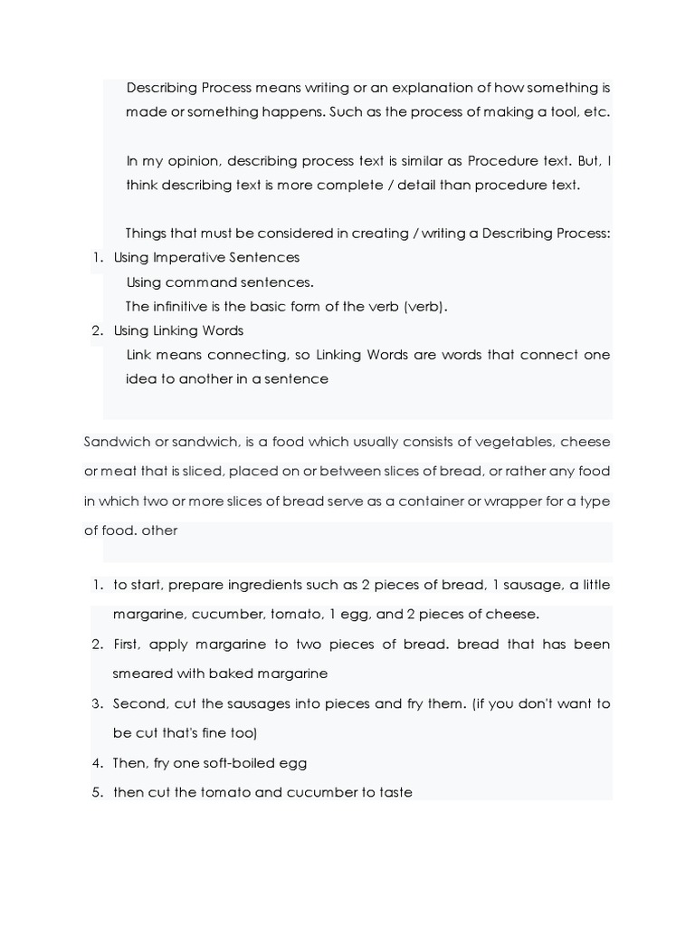 Sandwitch | PDF | Career & Growth | Cooking, Food & Wine