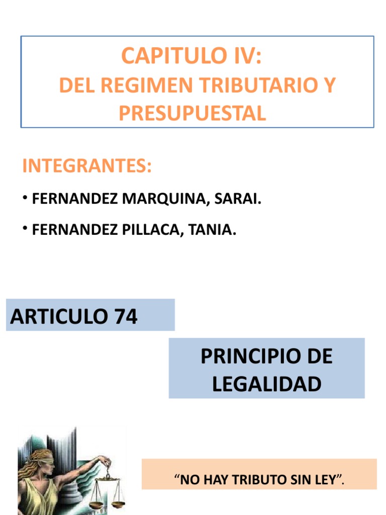 Regimen Economico y Presupuestal | PDF