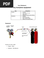 Oxy-Acetylene Safety Checklist | PDF