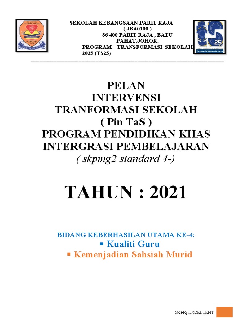 PINTAS Pendidikan Khas 2021 | PDF