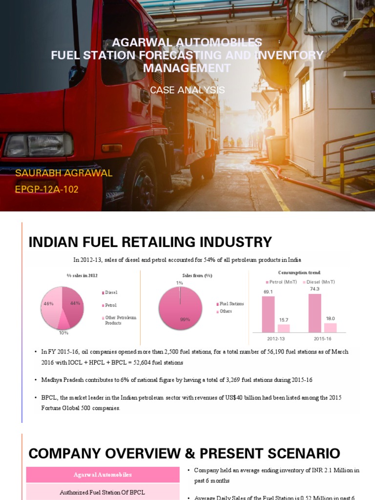 Agarwal Automobiles Case Analysis - Saurabh Agrawal - EPGP-12A-102 | PDF | Moving Average ...