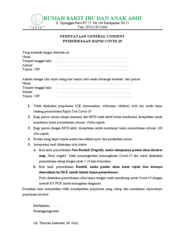 General Consent | PDF